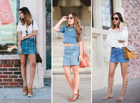 Bloggers Denim Skirt Zara