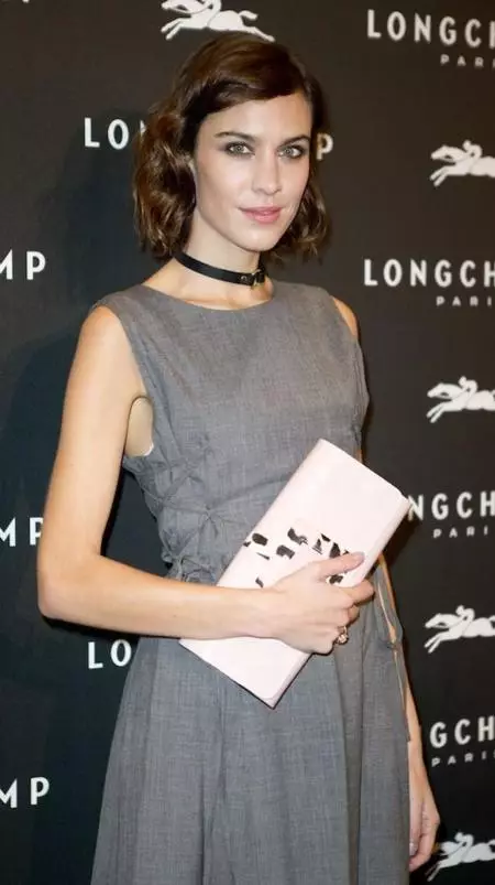 Alexa Chung Longchamp Кейт Мосс