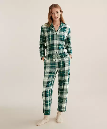 Pijama Tartan Nadal Oysho 00004