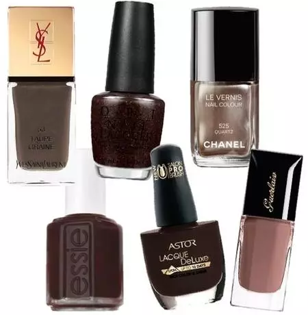 Lacquer Brown Nails 2014