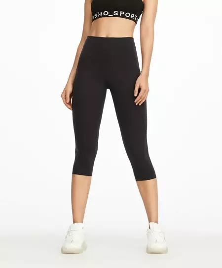 Compression Leggings Oysho Sport Half Leg