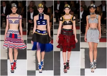 bandeau ट्रेंड अलेक्झांडर mcqueen स्प्रिंग 2014