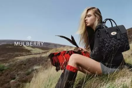 Mulberry အတွက် Cara Delevingne ဆောင်းရာသီ 2014/2015 လှုပ်ရှားမှု