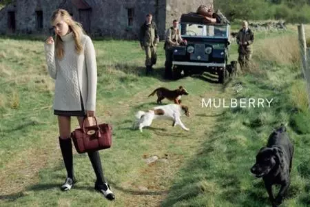 Mulberry အတွက် Cara Delevingne ဆောင်းရာသီ 2014/2015 လှုပ်ရှားမှု