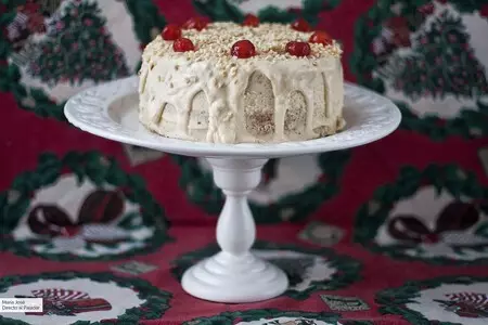 Torta de turrón de Jijona