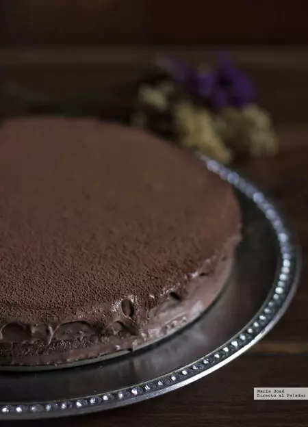 Bolo de mousse de chocolate e Baileys