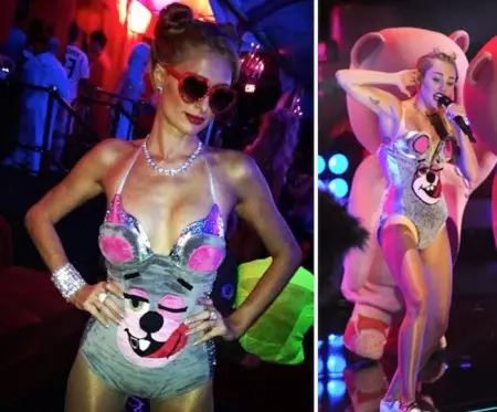 paris hilton miley cyrus