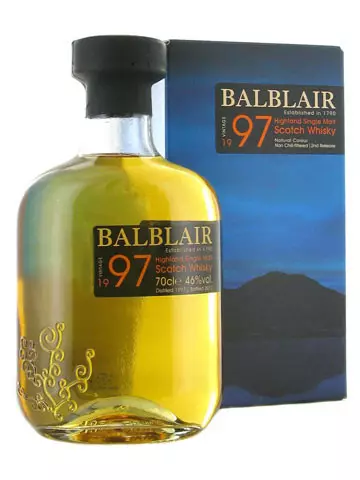 Balblair ឆ្នាំ 1997 ចំណាត់ថ្នាក់ទី 2 នៅកម្មវិធី Spirit of Whiskey Fringe Awards 2013