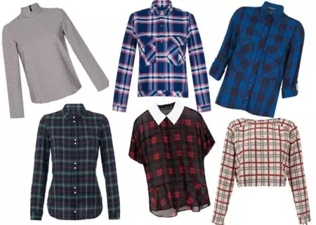 Zara tartan shirts tingdagdag 2013 nga koleksyon