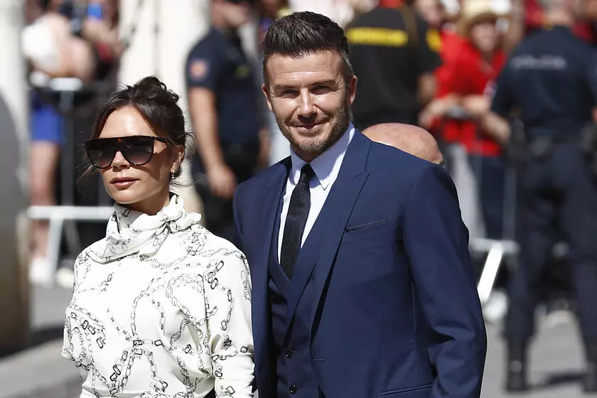 Victoria Beckham's dresses at her son's wedding