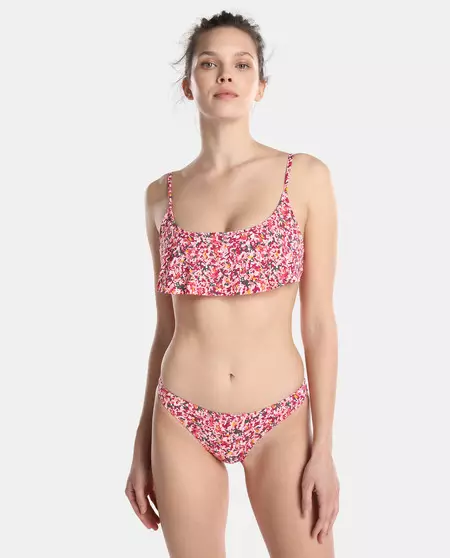 Ruffle Bikini Unitatea Busto Txikirako Moda