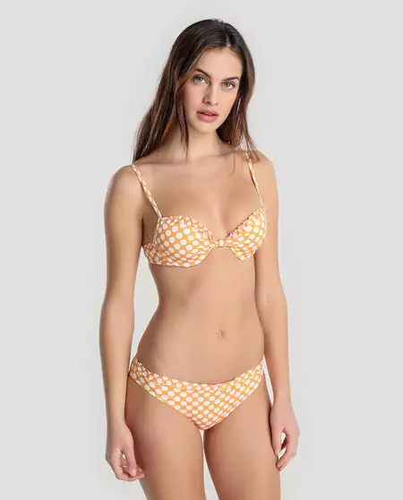 Polka Dot Yellow Bikini