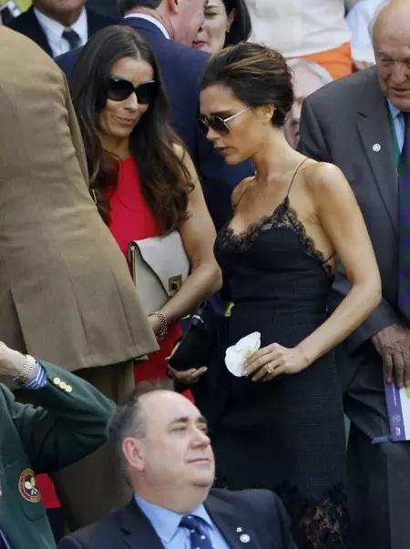 Victoria Beckham anavutia sana huko Wimbledon