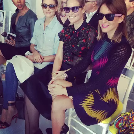 Olivia Palermo, Fiona Ferrer en Vega Royo-Villanova mei sinnebril