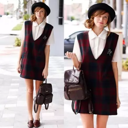 Sou entènèt jwèt Tartan Street Fashion