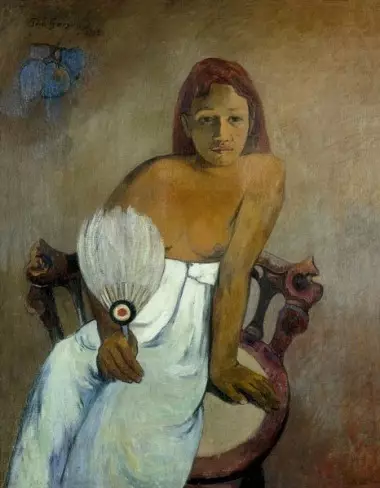 gauguin-žena-fanynka