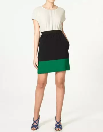 φόρεμα zara color block