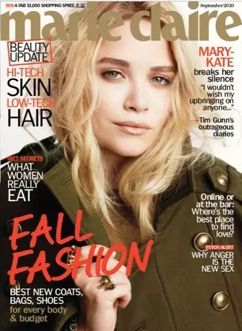 Mary-Kate Olsen viršelis Marie Claire karinė