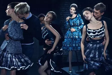 Prada, höst-vinter 2010/2011 kampanj med Miranda Kerr och Angela Lindvall I