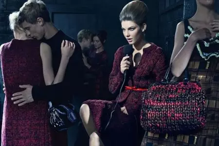 Prada, kanpay Otòn-Ivè 2010/2011 ak Miranda Kerr ak Angela Lindvall II