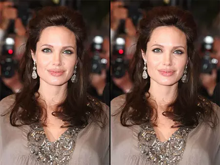 U-Angelina Jolie kunye nangaphandle kwe-mole