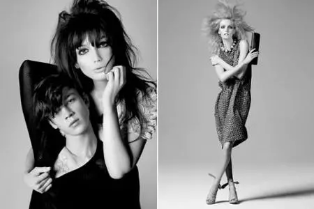 Lydia Hearst, Daisy Lowe sareng Pixie Geldof pikeun Pringle of Skotlandia 89742_1